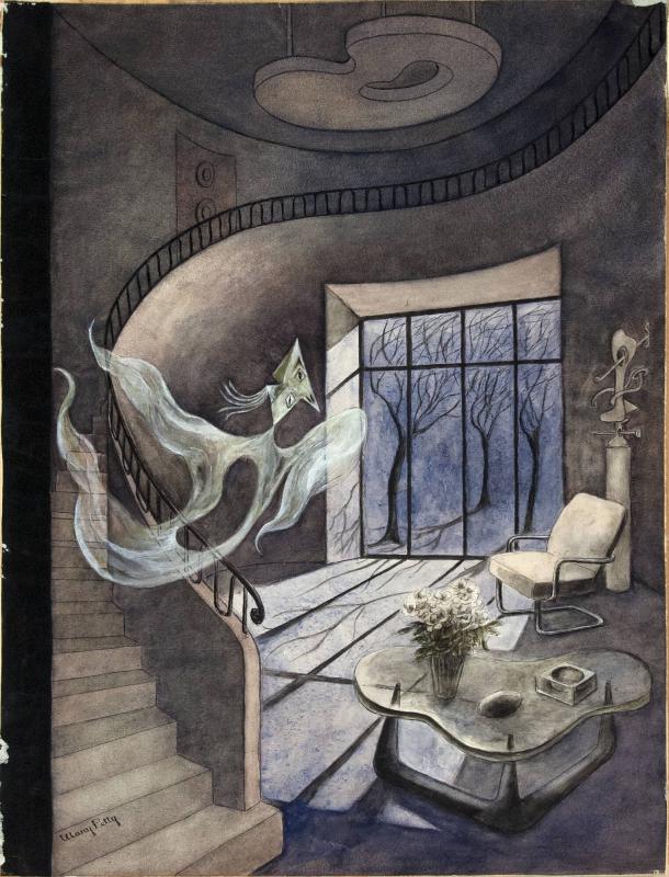 [Modern ghost in a modern house] – Works – eMuseum