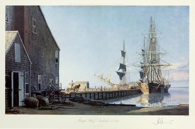 STRAIGHT WHARF Nantucket in 1832 – Works – eMuseum